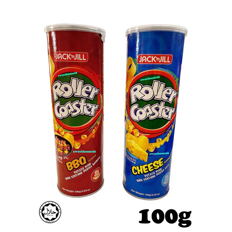 Jack n Jill Roller Coaster Cheese/ Bbq Jar 100g | Shopee Philippines