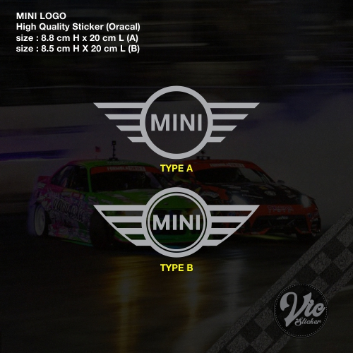 MINI COOPER LOGO Sticker / Decal (High Quality Sticker) | Shopee ...