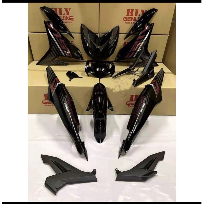 BODY COVER SET COVERSET HLY Y15 Y15ZR V1 v2BLUE COLOUR HLY | Shopee ...