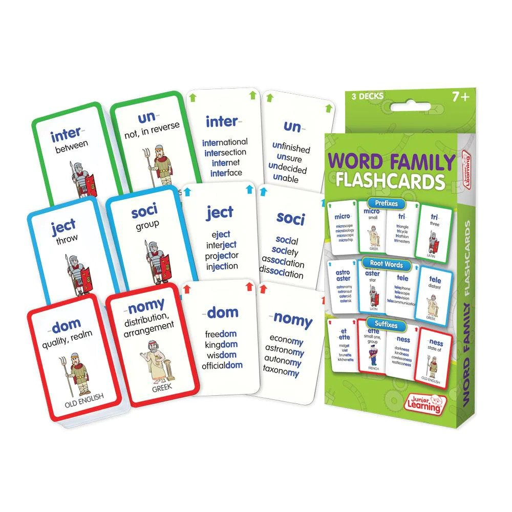 Junior Learning - Word Family Flashcards for Flashbot | Shopee Philippines