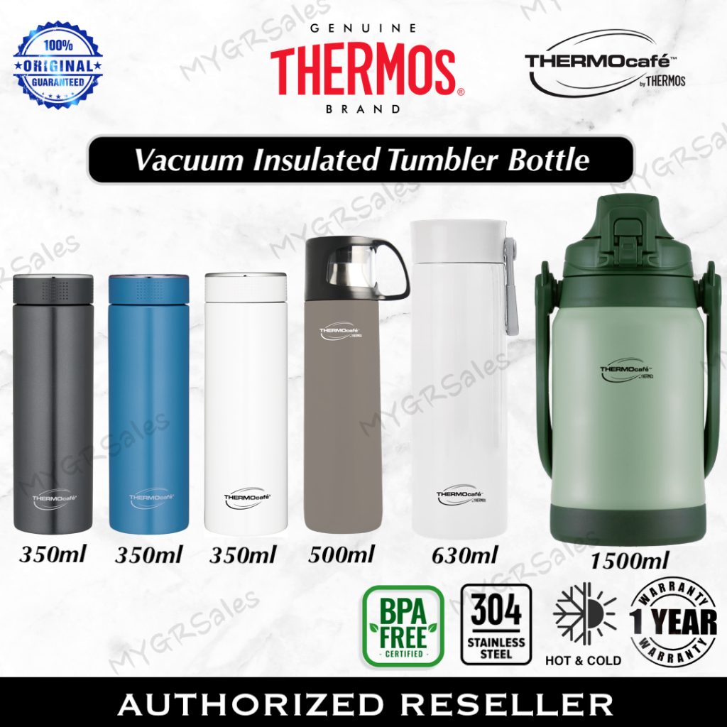 Thermos Thermocafe Vacuum Insulated Flask & Bottle ( 350ml / 500ml ...