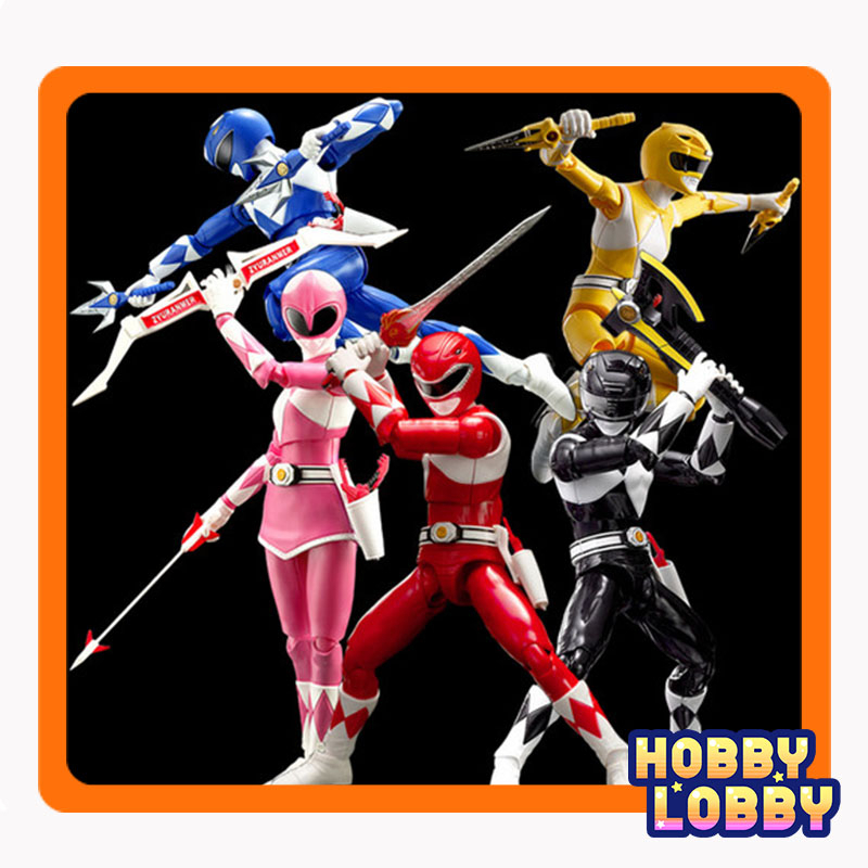 FLAME TOYS - [Furai Model] POWER RANGER MODEL KIT (Red/Pink/Yellow/Blue ...