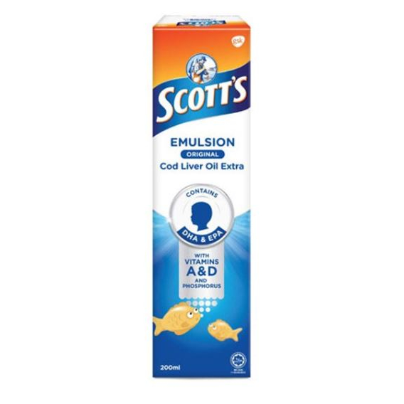 SCOTT'S EMULSION LIVER OIL EXTRA 200ML EXPIRY 2026/12 | Shopee Philippines