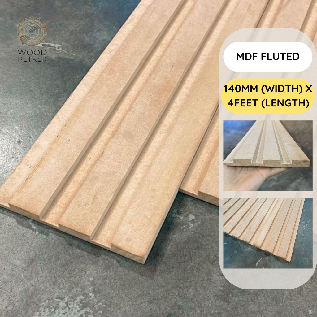 Fluted Panel HARGA KILANG 4feet length rumah deco dinding wall panel ...