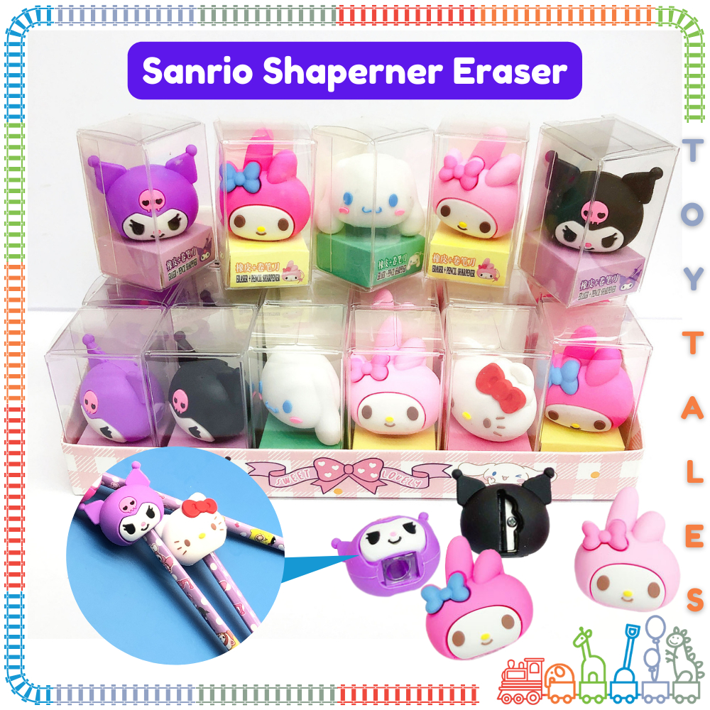 ToyTales SANRIO STATIONERY [ 2-in-1 Eraser & Sharpener ] Kuromi ...
