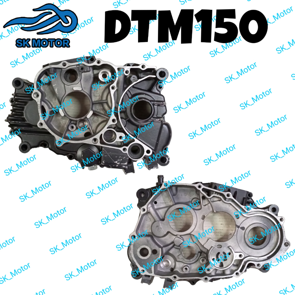 Demak DTM 150 Crankcase Left Right Kiri Kanan Casing Kotak Engine Inner ...