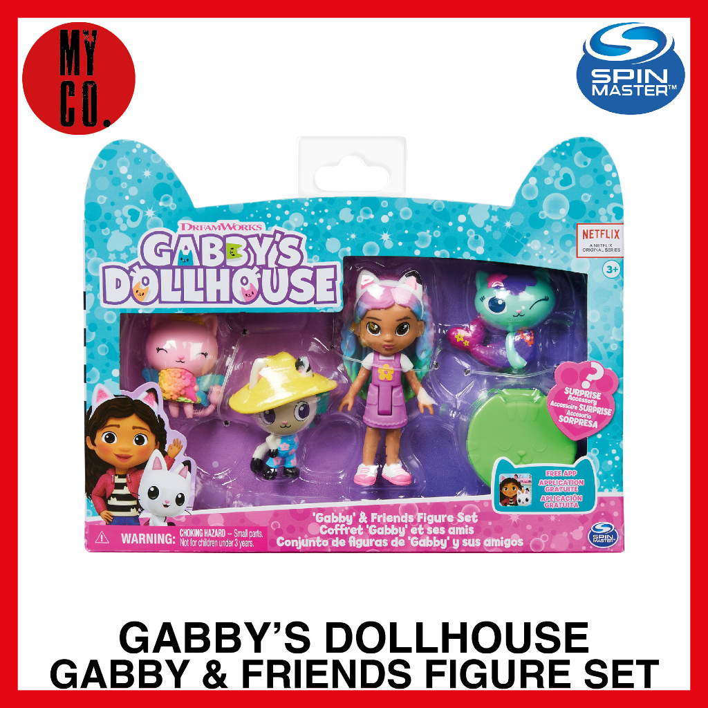 GABBY'S DOLLHOUSE GABBY & FRIENDS FIGURE SET SPIN MASTER | Shopee ...