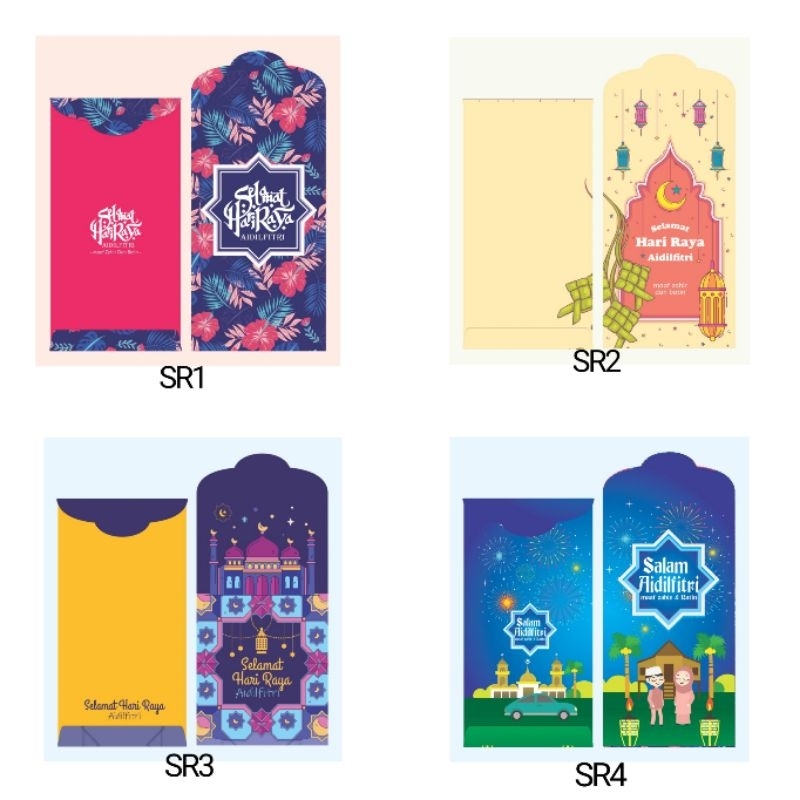 Sampul Raya Borong 2025 Cartoon flora bunga | Shopee Philippines