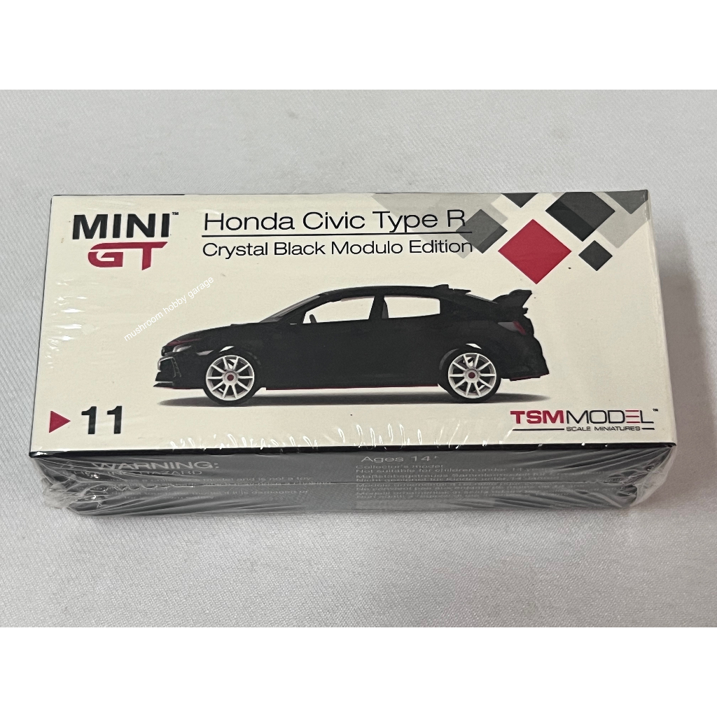 PD - Mini GT Honda Civic Type R (FK8) Crystal Black Modulo Edition ...