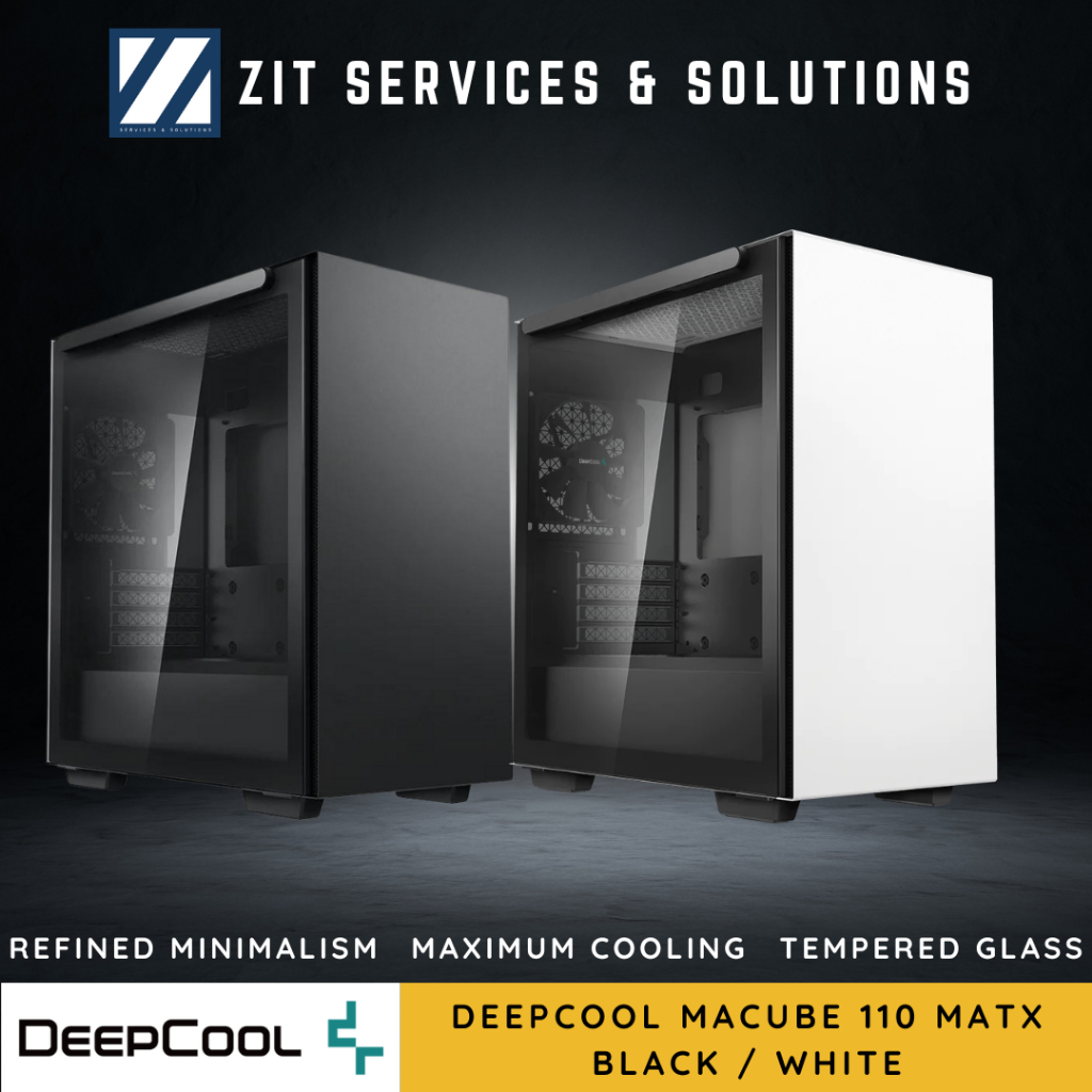 Deepcool Macube 110 MATX Case Black / White Macube Series | Shopee ...