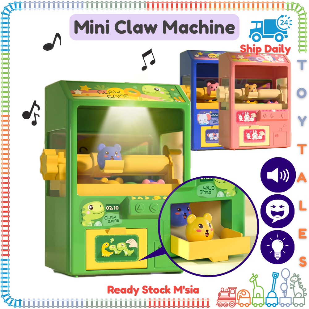 MINI CLAW MACHINE With Sound & Light Mini Vending Machine Toy Mini ...