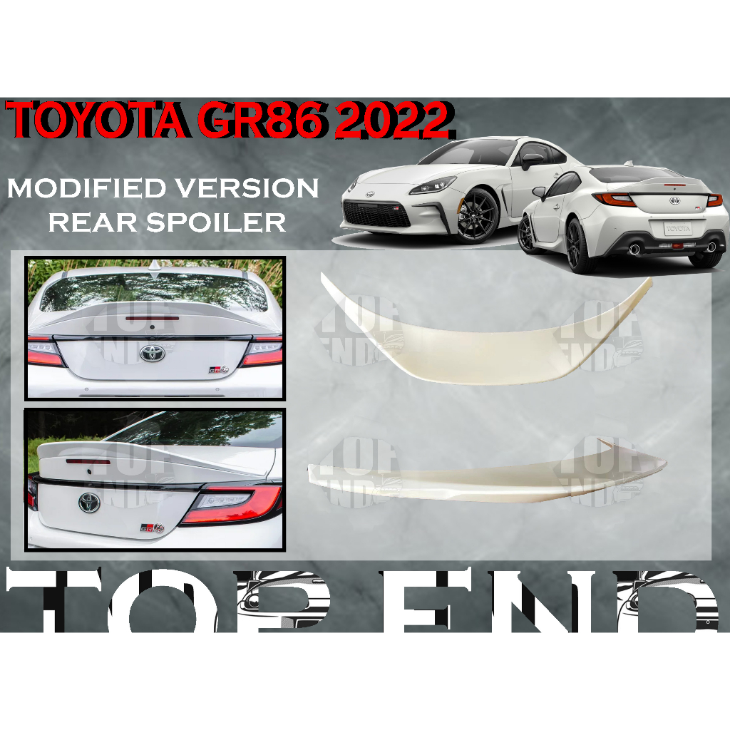 TOYOTA GR86 SUBARU BRZ 2022+ TRD SPOILER REAR TRUNK SPOILER DUCKTAIL ...