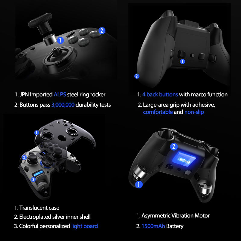 Flydigi Apex 3 Wireless Elite Game Controller Force Feedback Trigger ...