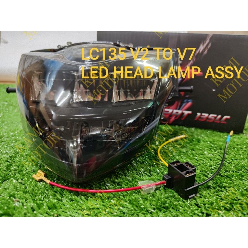 LC135 V2 V3 V4 V5 V6 V7 LED HEAD LAMP ASSY LAMPU DEPAN LED | Shopee Philippines