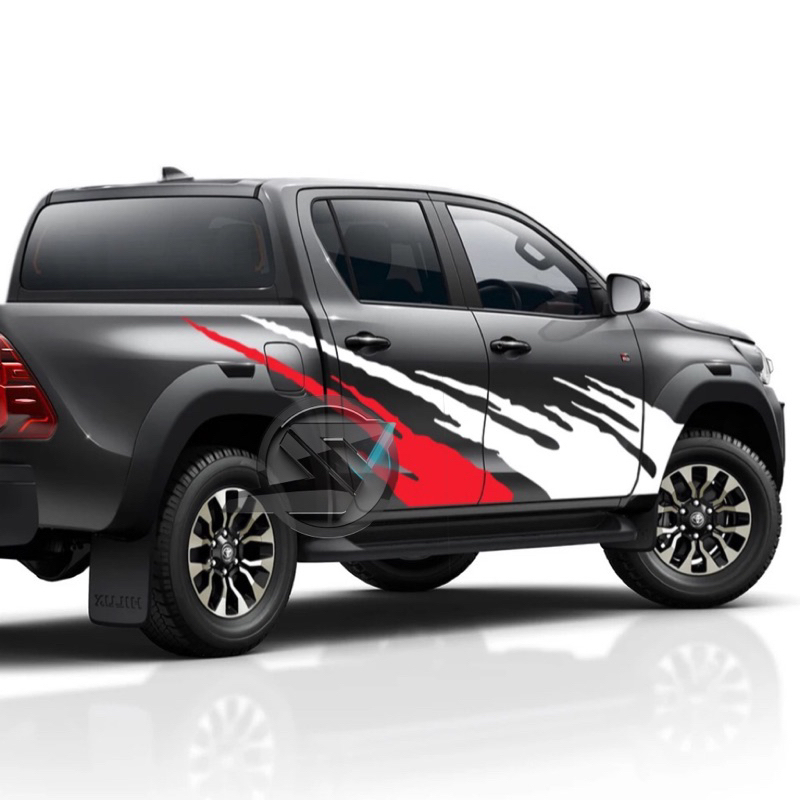S1088 4x4 Universal Car Body Sticker For Toyota Hilux Revo Vigo Rocco ...