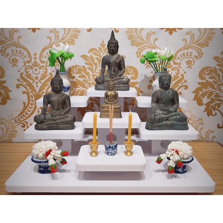 Thailand White 7-Layer Shelf 7-Layer Small God Table Small Altar 7 ...