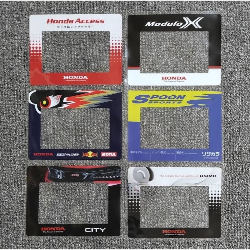 Road Tax Sticker for Honda City Jazz Fit Grace Accord Civic FC HRV BRV ...