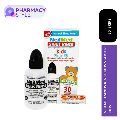 NEILMED SINUS RINSE KIDS STARTER KIT (30'S) | Shopee Philippines