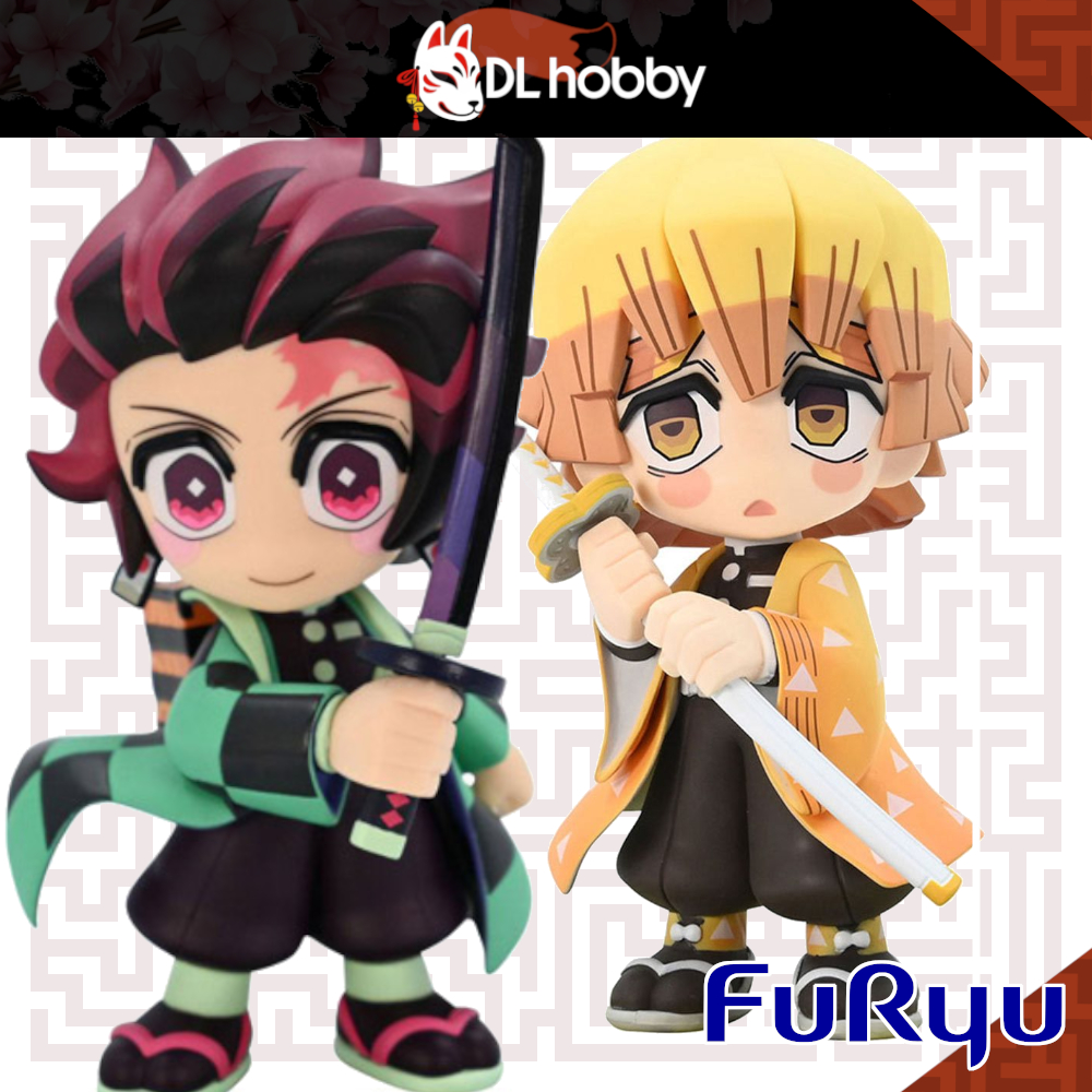 Demon Slayer Toonize Furyu Cartoonize Figure Tanjiro and Zenitsu ...