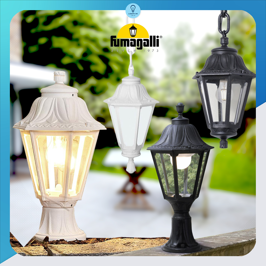 E27 Fumagalli Outdoor Light Classic Gate Lamp Pillar Lamp Garden Light ...