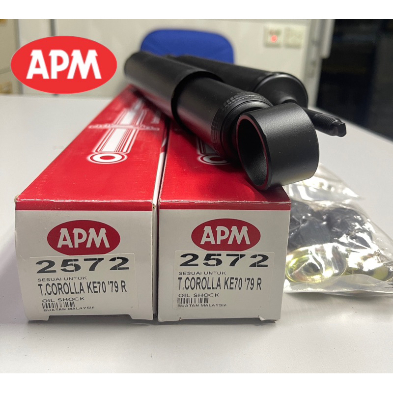 APM Toyota KE70DX/GL oil shock absorber rear set(2pcs) | Shopee Philippines