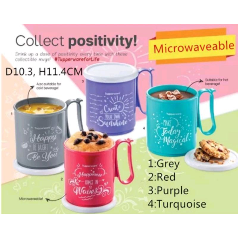 Tupperware Jumbo Mug Microwaveable 500ml (1pc) | Shopee Philippines
