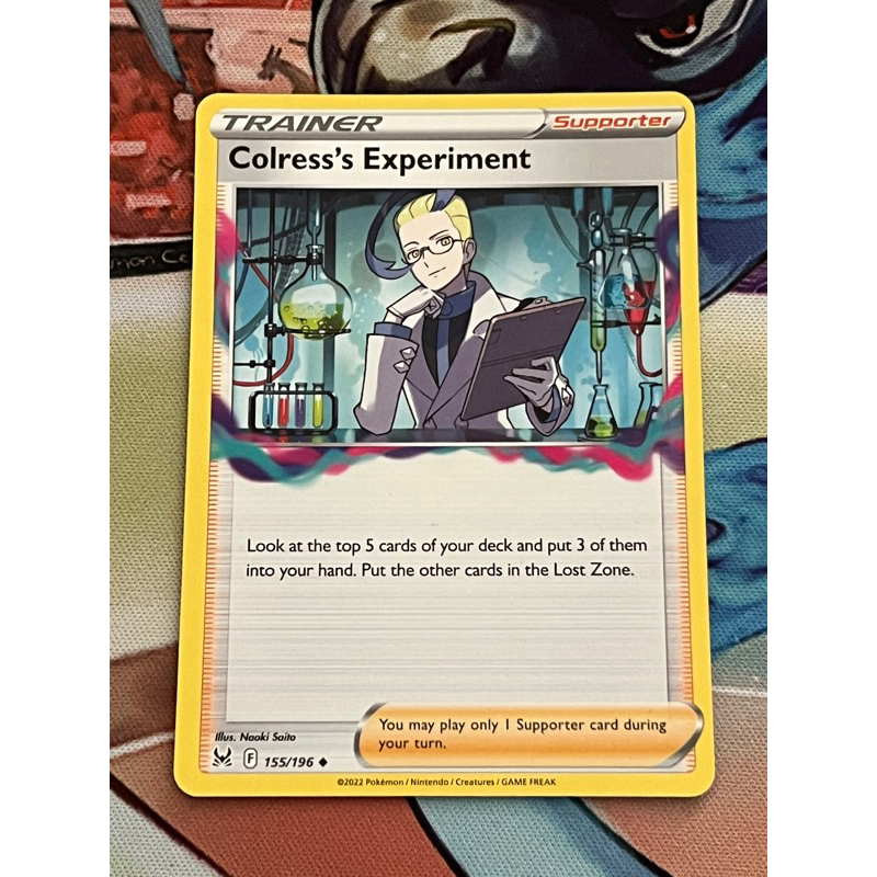 Pokemon TCG SS11 Lost Origin - Colress's Experiment - 155/196 ...