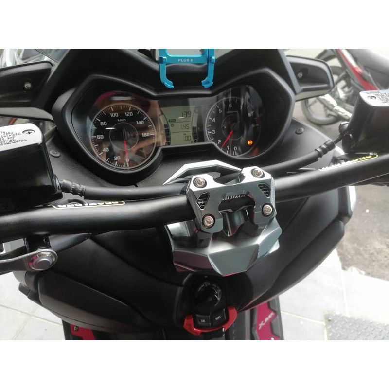 Yamaha XMAX V1 V2 CNC Motorcycle Handlebar Risers Extender Adapter For ...