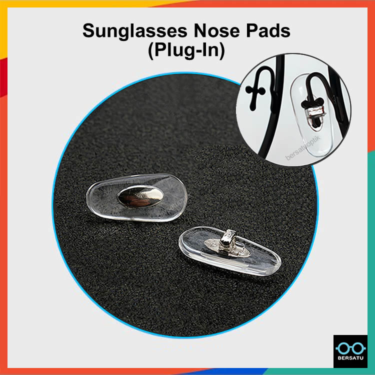 Plug-in Nose Pads Insert Nose Piece Sunglasses Spare Part Soft Silicone ...