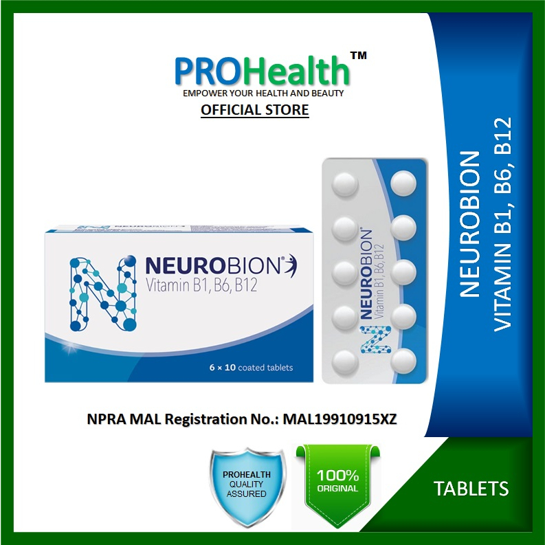 NEUROBION VITAMIN B1 B6 B12 TABLET Expiry:06/2026 | Shopee Philippines