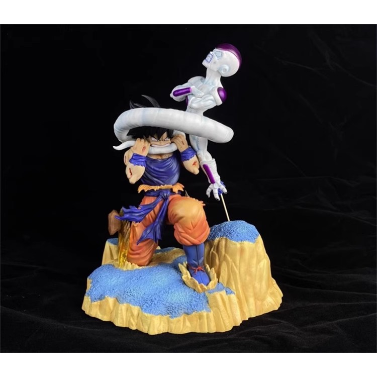 Anime Dragon Ball Z Goku VS Frieze PVC Statue Gohan Super Saiyan Vegeta ...