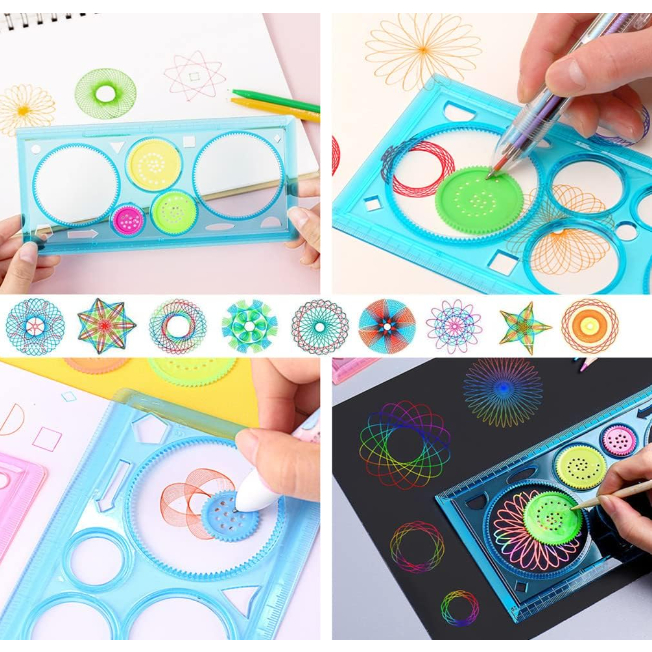 Geometric Drawing Ruler Mathematics Learning Circle Drawing Tool ...