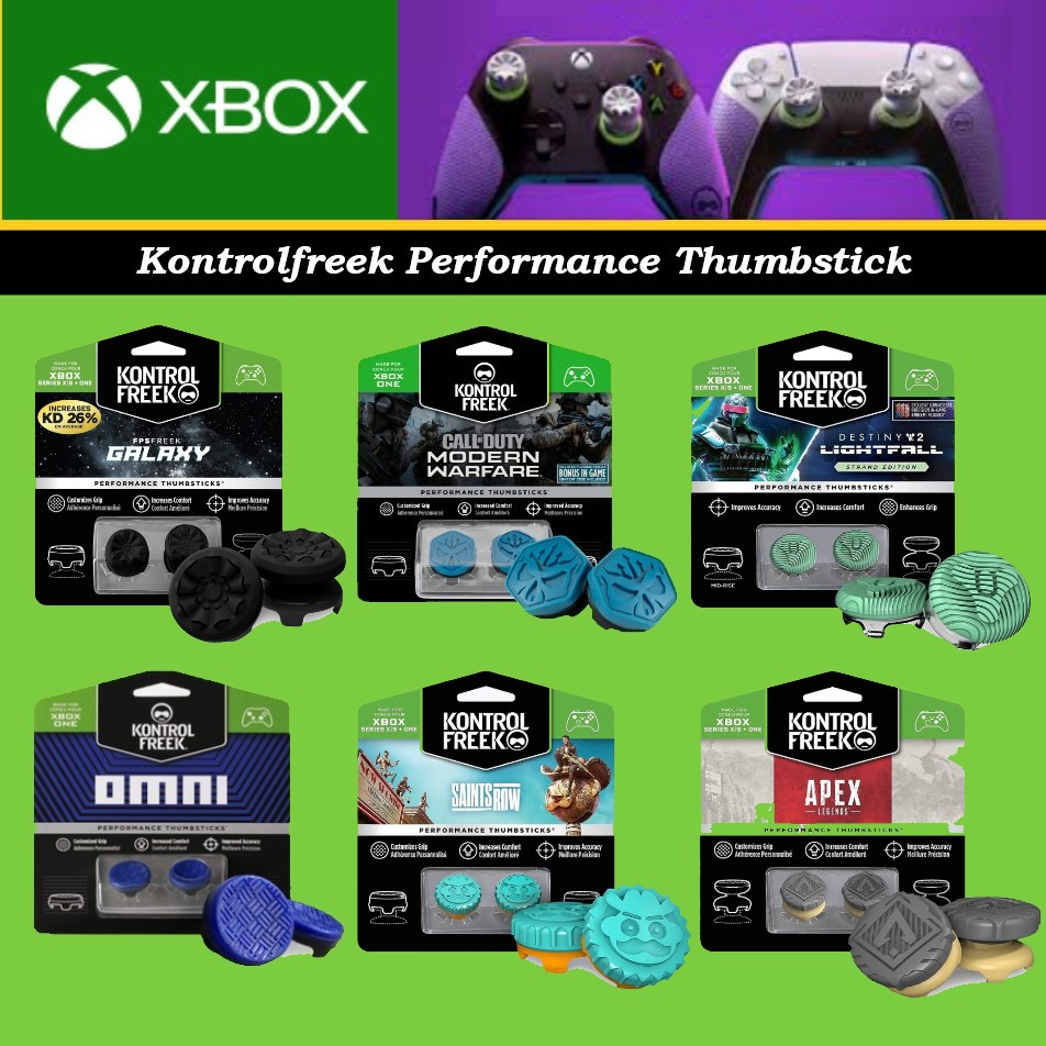 Kontrolfreek Xbox Performance Thumb Stick Grips Xbox Series One S X ...