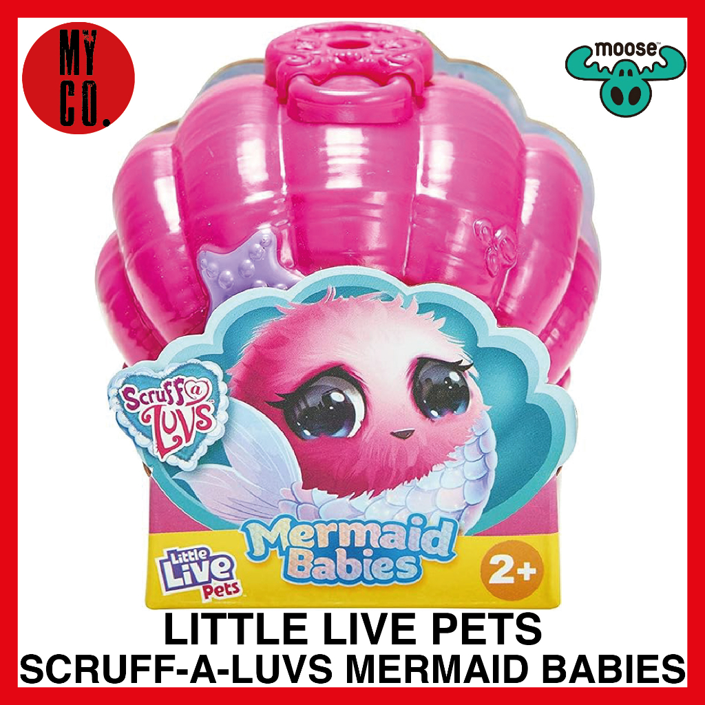 LITTLE LIVE PETS SCRUFF-A-LUVS MERMAID BABIES MOOSE TOYS | Shopee ...