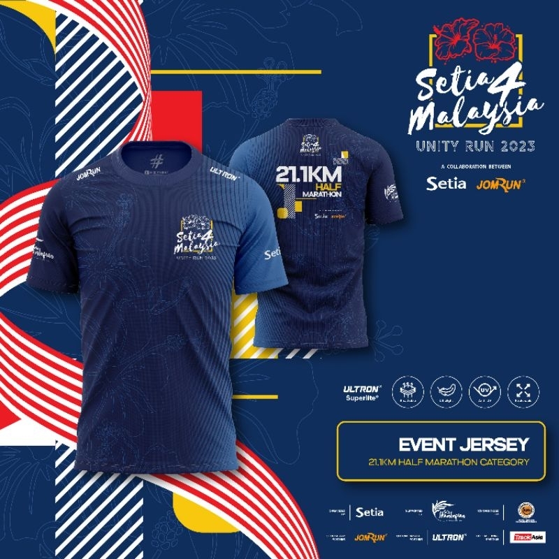 2023 Setia4Malaysia Unity Run Event Tee & Finisher Tee (M Size ...
