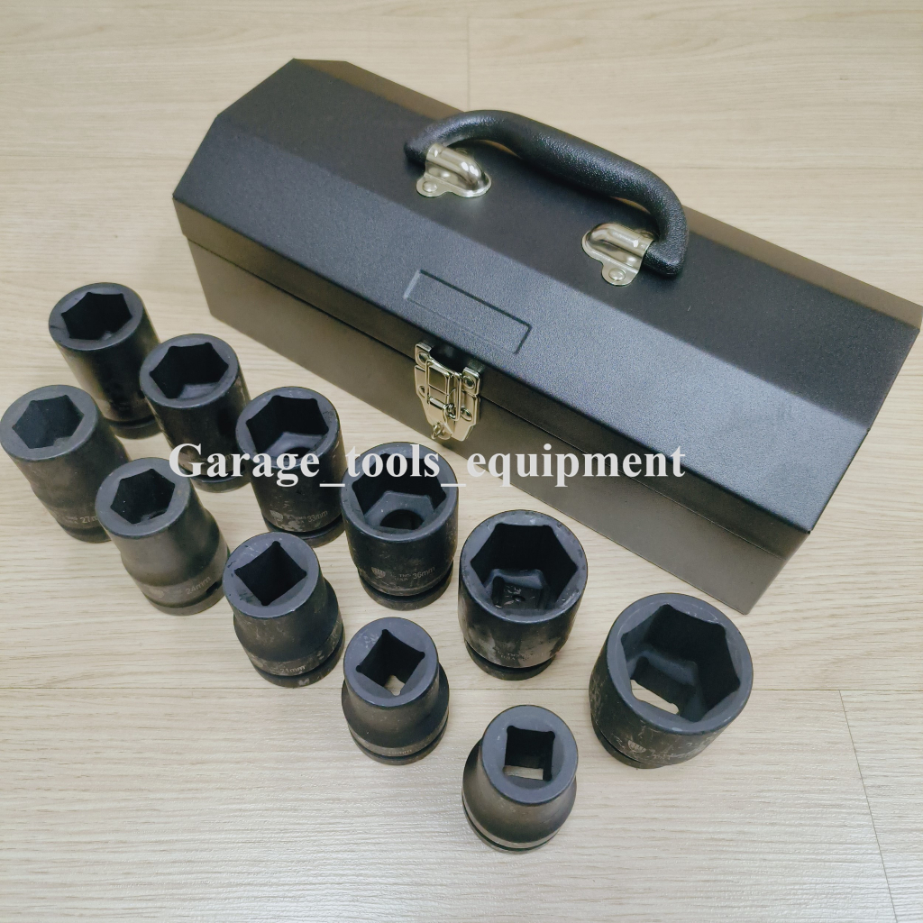 LTMS 1" DR Heavy-Duty Semi Impact Deep Socket Set | Shopee Philippines