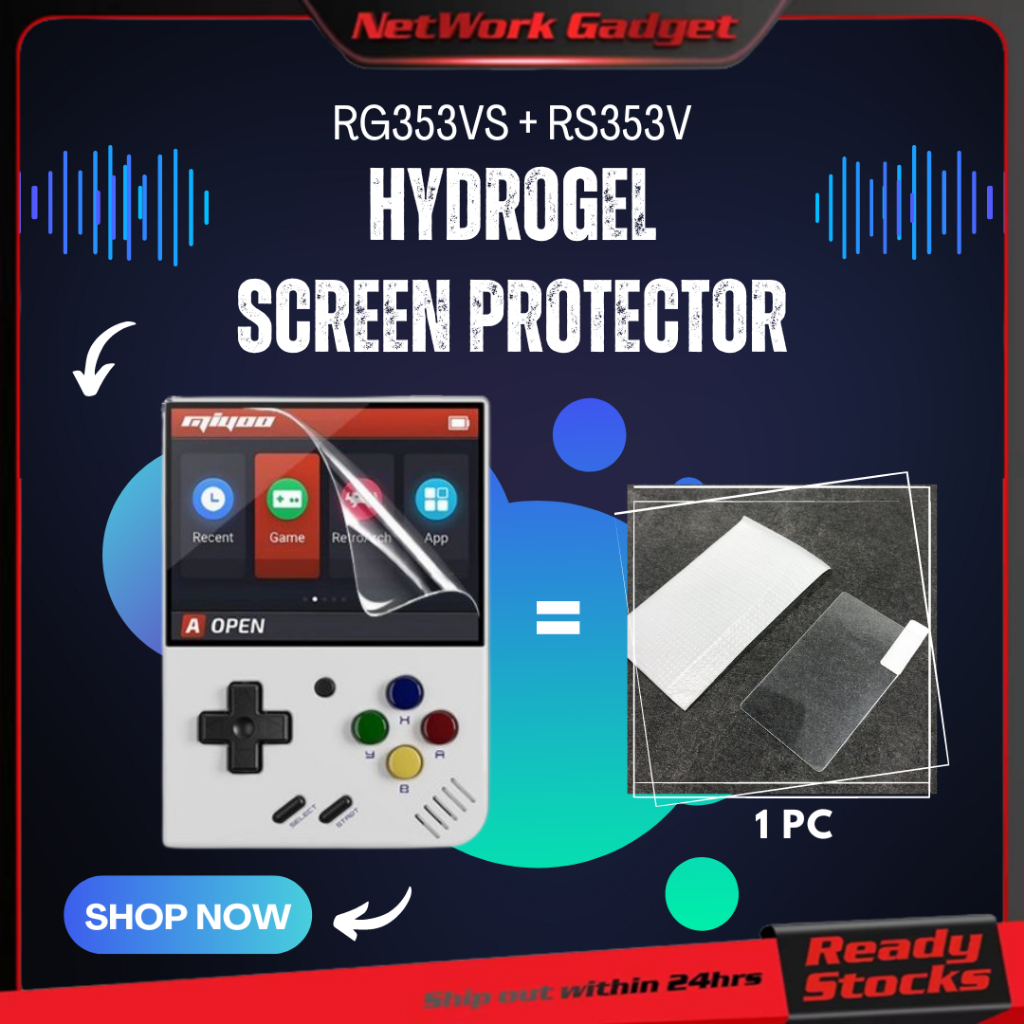 ANBERNIC - RG353V / RG353VS Tempered Screen Protector Screen Film ...