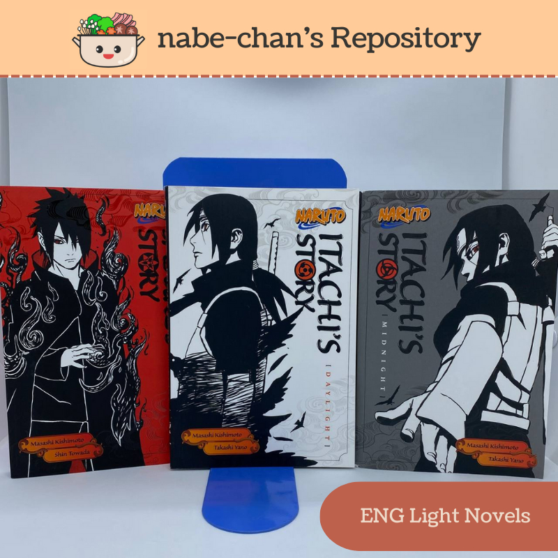 English Light Novel + 2 Free Posters - Naruto Shinden (Itachi Daylight ...
