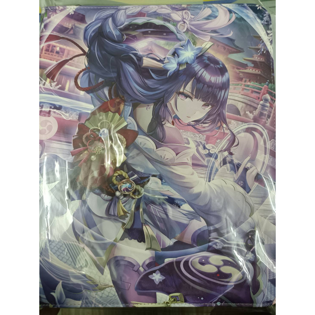 Genshin Impact Raiden Shogun Leather Card Album/Binder General Raiden ...