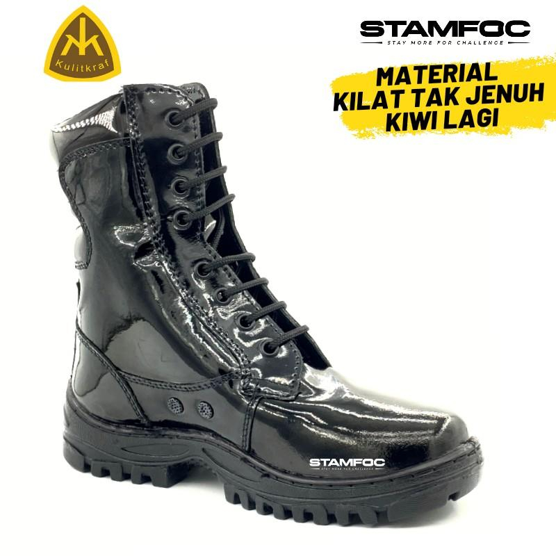 BRJ 5020 SPIKE BOOT KILAT EVERSHINE KULITKRAF ATM ASKAR TENTERA DARAT ...