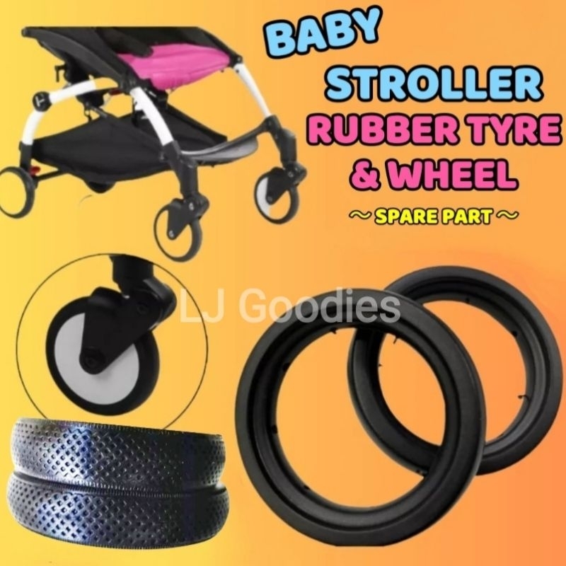 Baby Stroller Wheel Rubber Tyre / Getah Tayar Roda Kereta Sorong Bayi ...