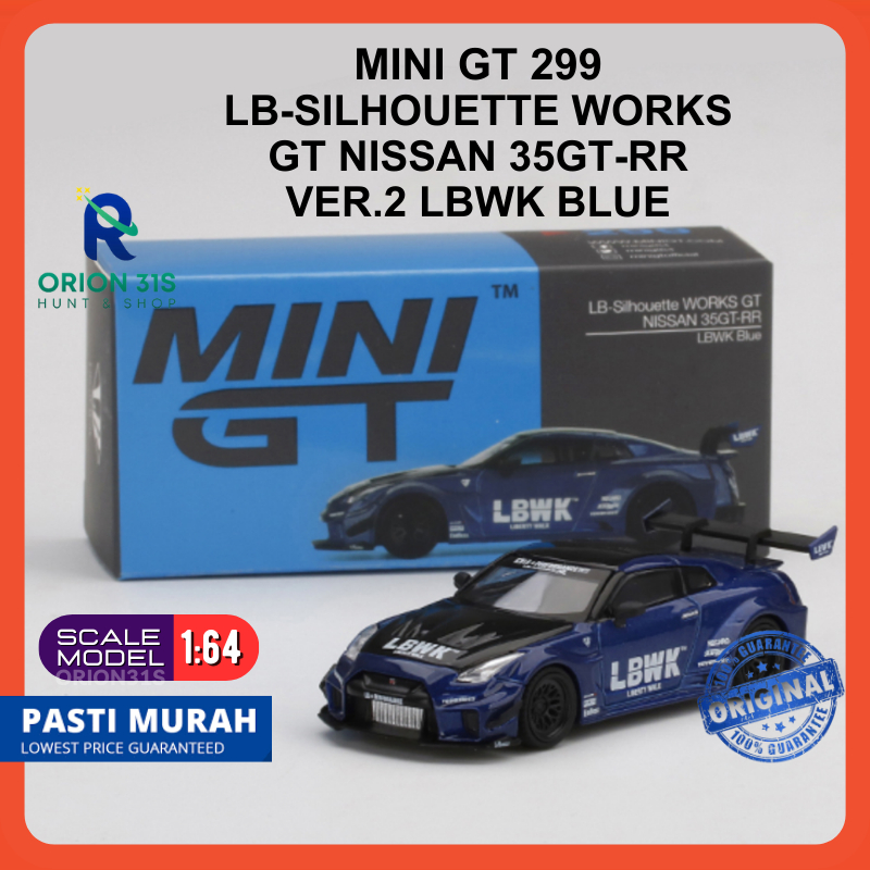 Mini GT LB-Silhouette WORKS GT NISSAN 35GT-RR Ver.2 LBWK Blue 299 RHD ...