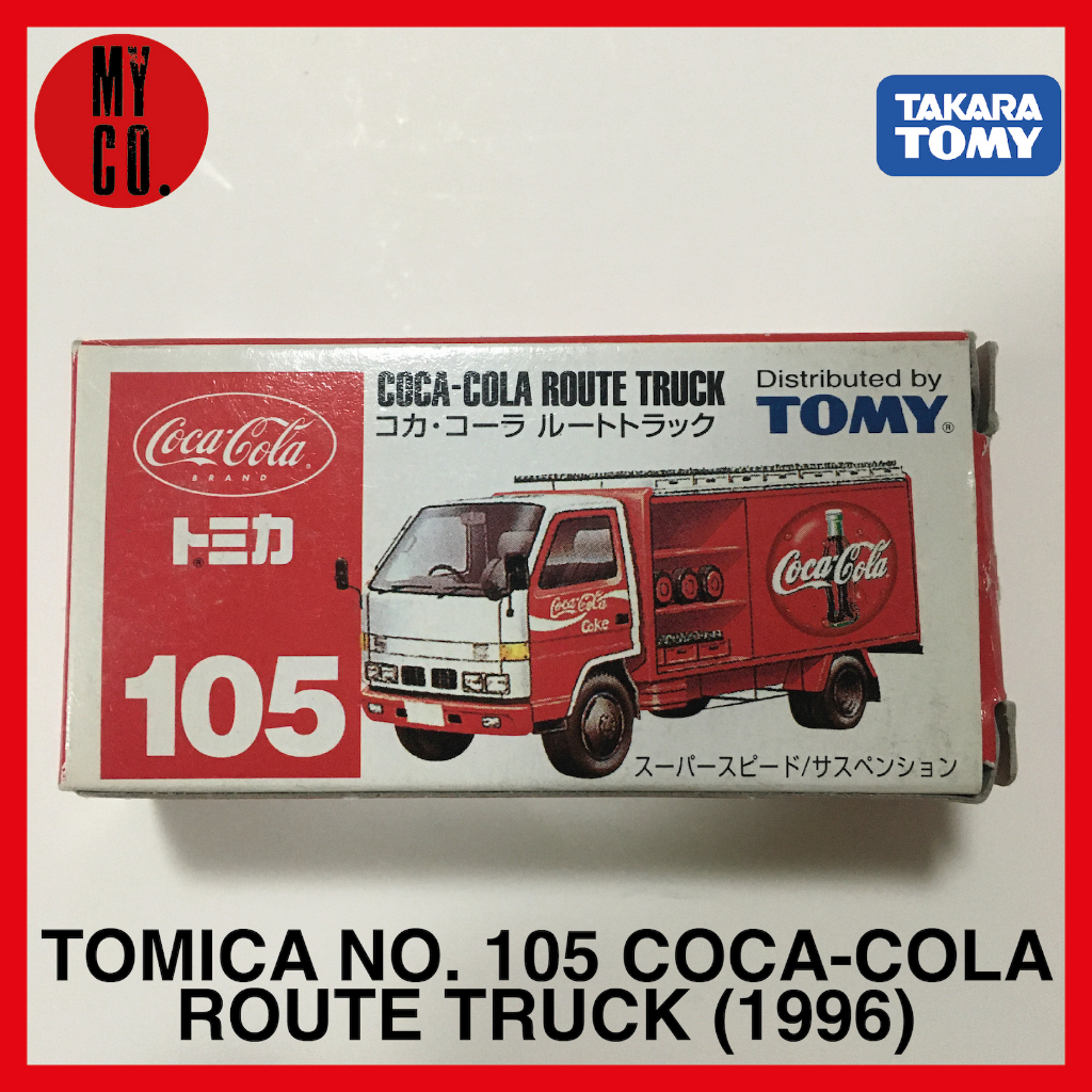 TOMICA NO. 105 COCA-COLA ROUTE TRUCK (1996) TAKARA TOMY | Shopee Philippines