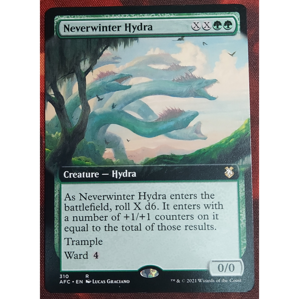 [AFC] Neverwinter Hydra (Extended Art) [Green] Magic MTG | Shopee ...