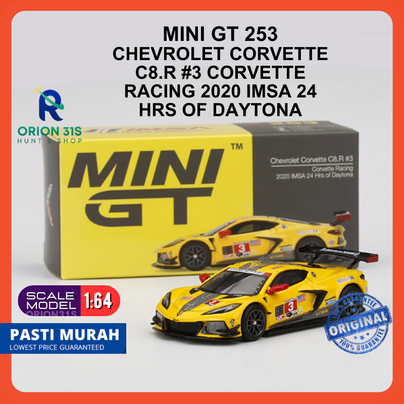 Mini GT Chevrolet Corvette C8.R 3 Corvette Racing 2020 IMSA 24 Hrs of ...
