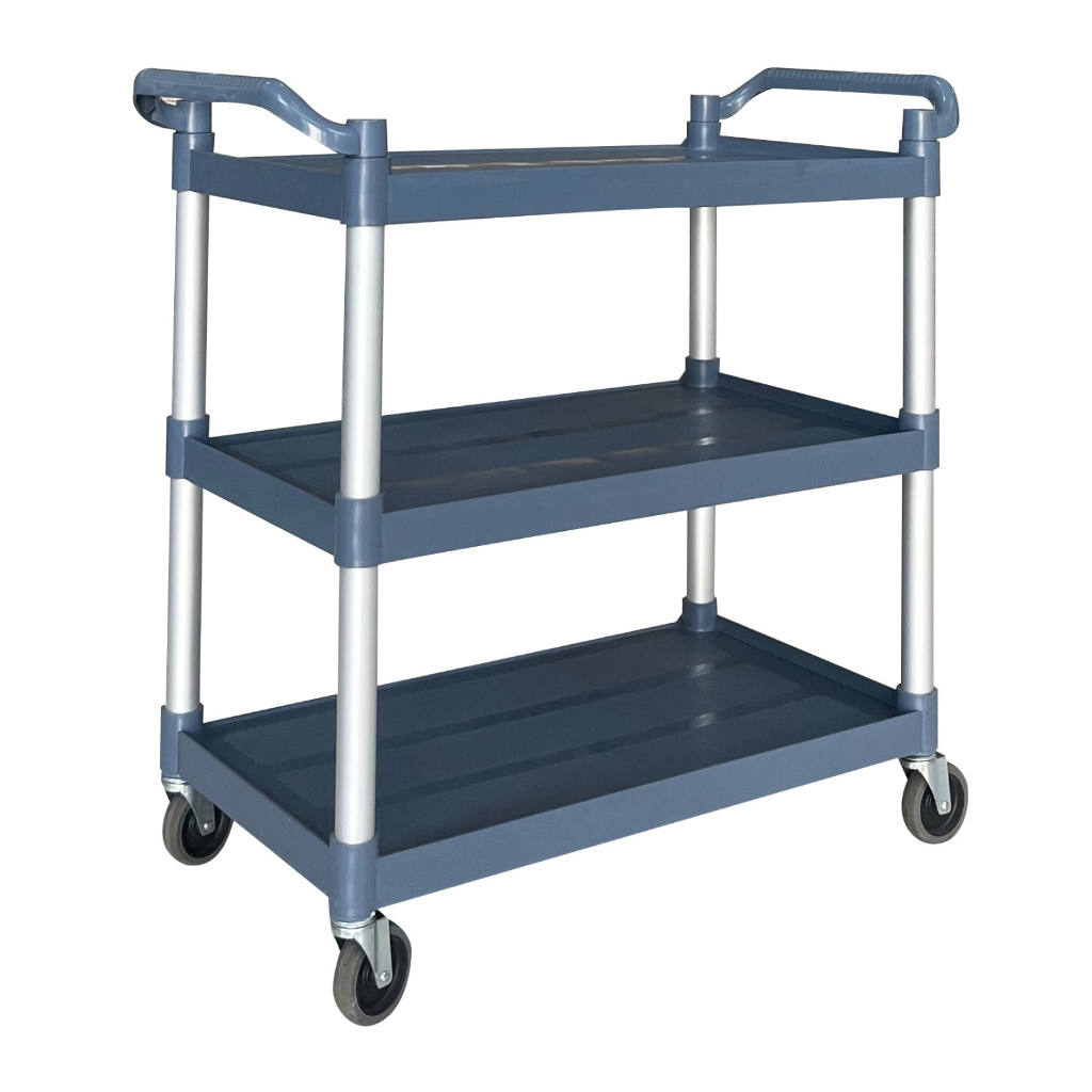 3-Tier Utility Cart / Trolley food court cart restaurant dish collector ...
