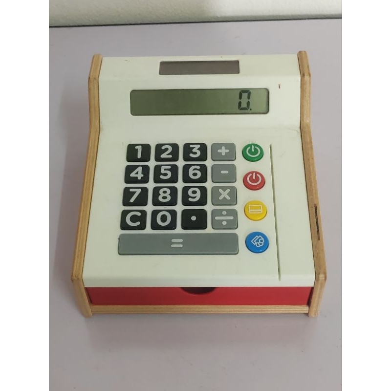 Preloved ikea pretend play wooden cash register cashier | Shopee ...