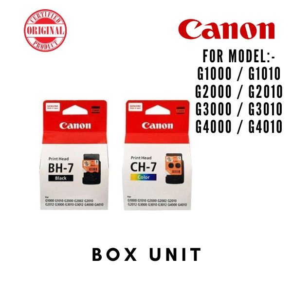 Canon BH-7 & CH-7 Print head G1000 G1010 G2000 G2010 G3000 G3010 G4000 ...