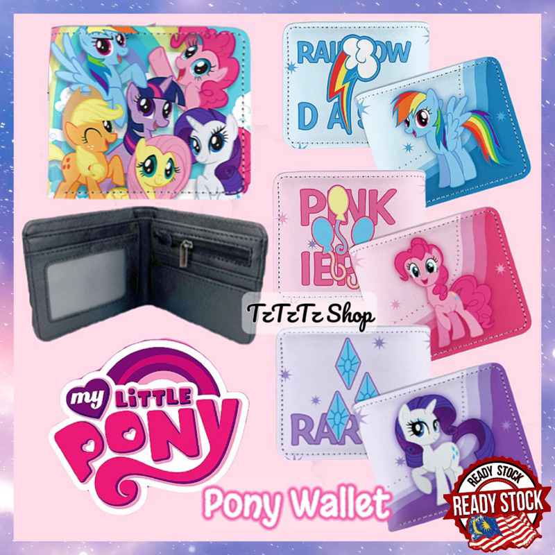 Little Pony Unicorn wallet kid cartoon purse kids Girl card holder ...