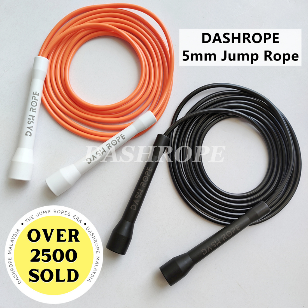 DASHROPE Jump Rope 4mm 5mm 6mm 6.8mm Skipping Ropes Freestyle Speed ...